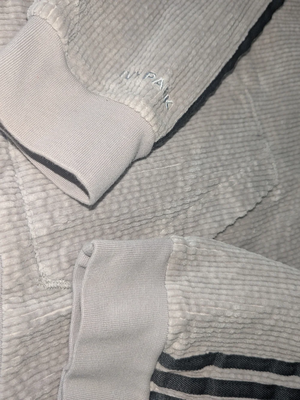 adidas | Shirts | Adidas Ivy Park Light Gray Hoodie With Black Logo Tag ...